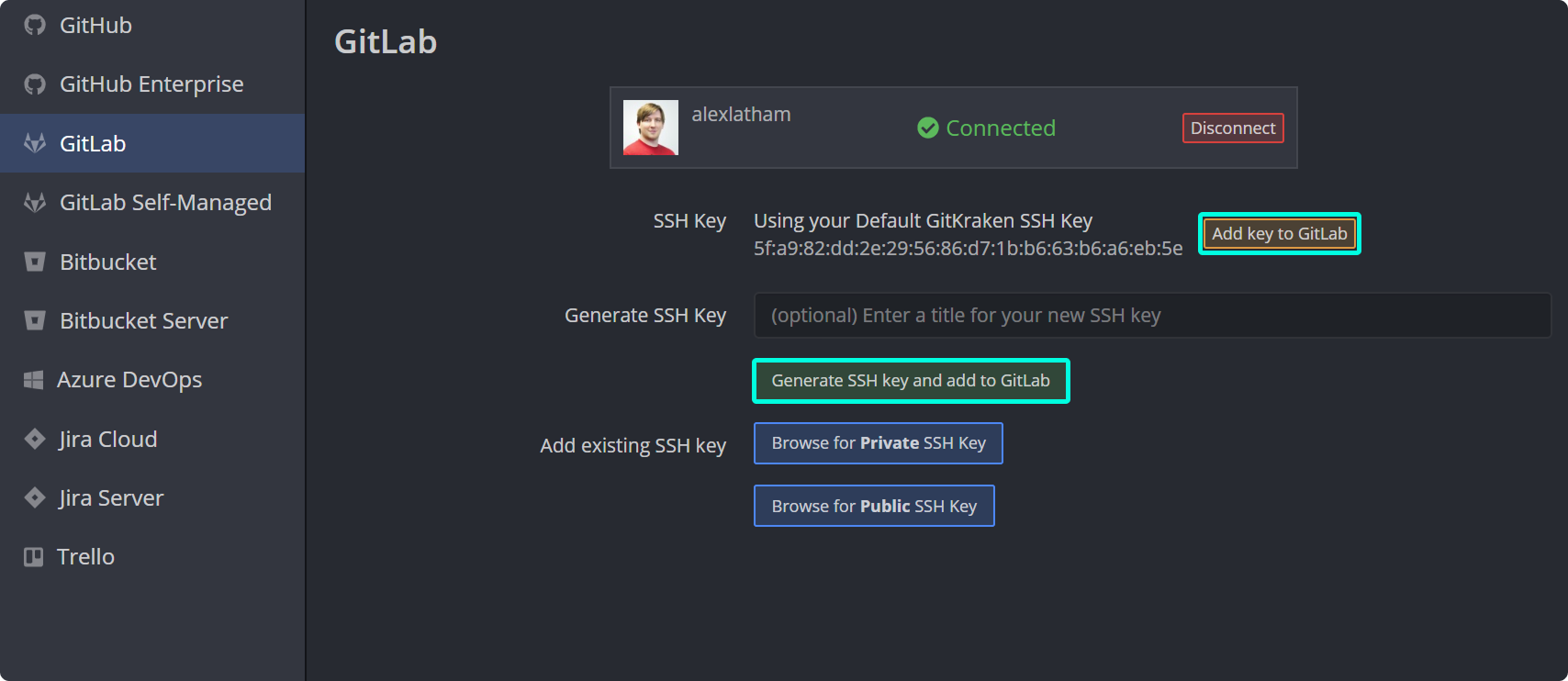 GitLab Integration with GitKraken Desktop