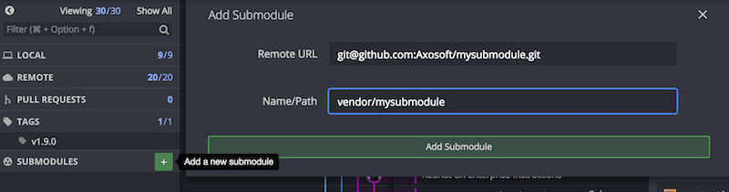 Use Submodules in GitKraken Desktop | Git Submodules
