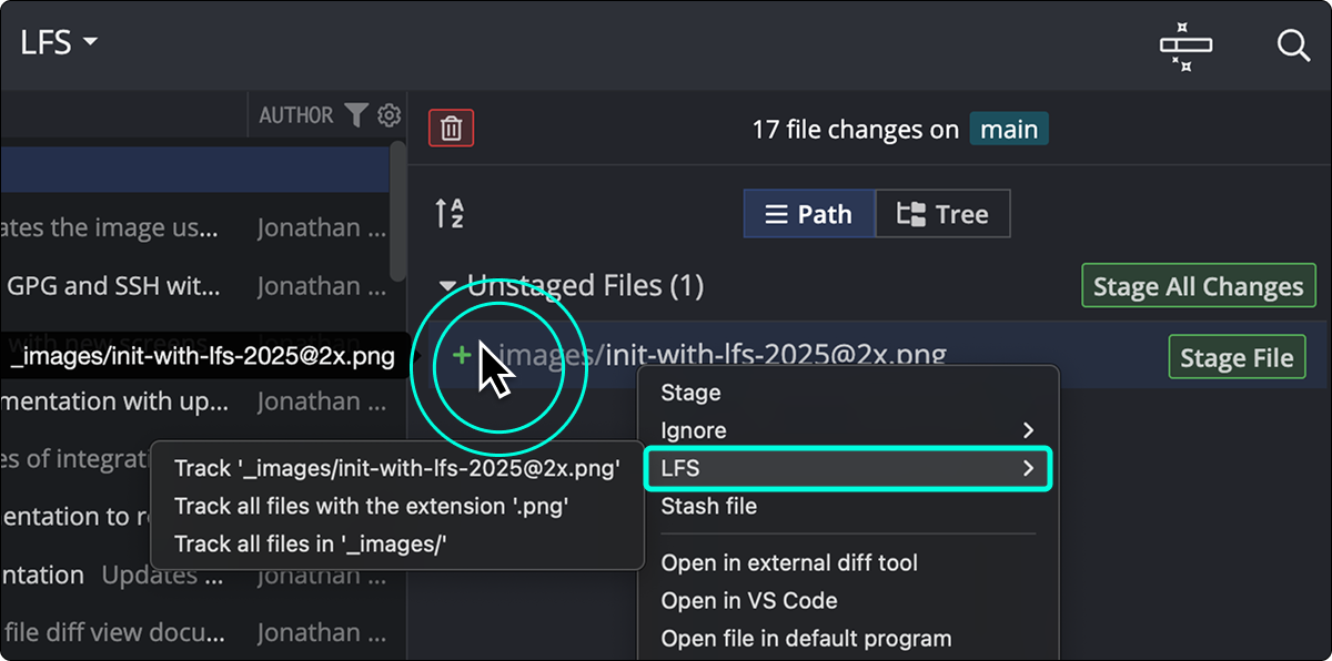 Git LFS in GitKraken Desktop | Store Binary Files
