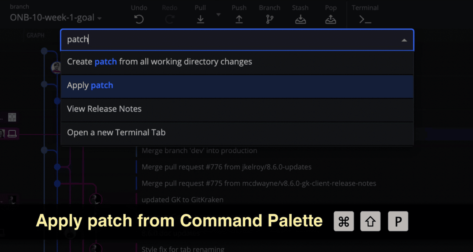 Access Diff, Blame, and History in GitKraken Desktop