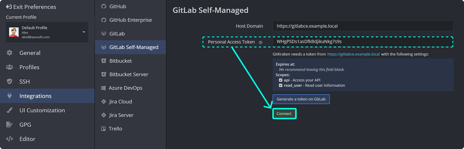 Gitkraken Desktop Gitlab Self Managed Integration 7588