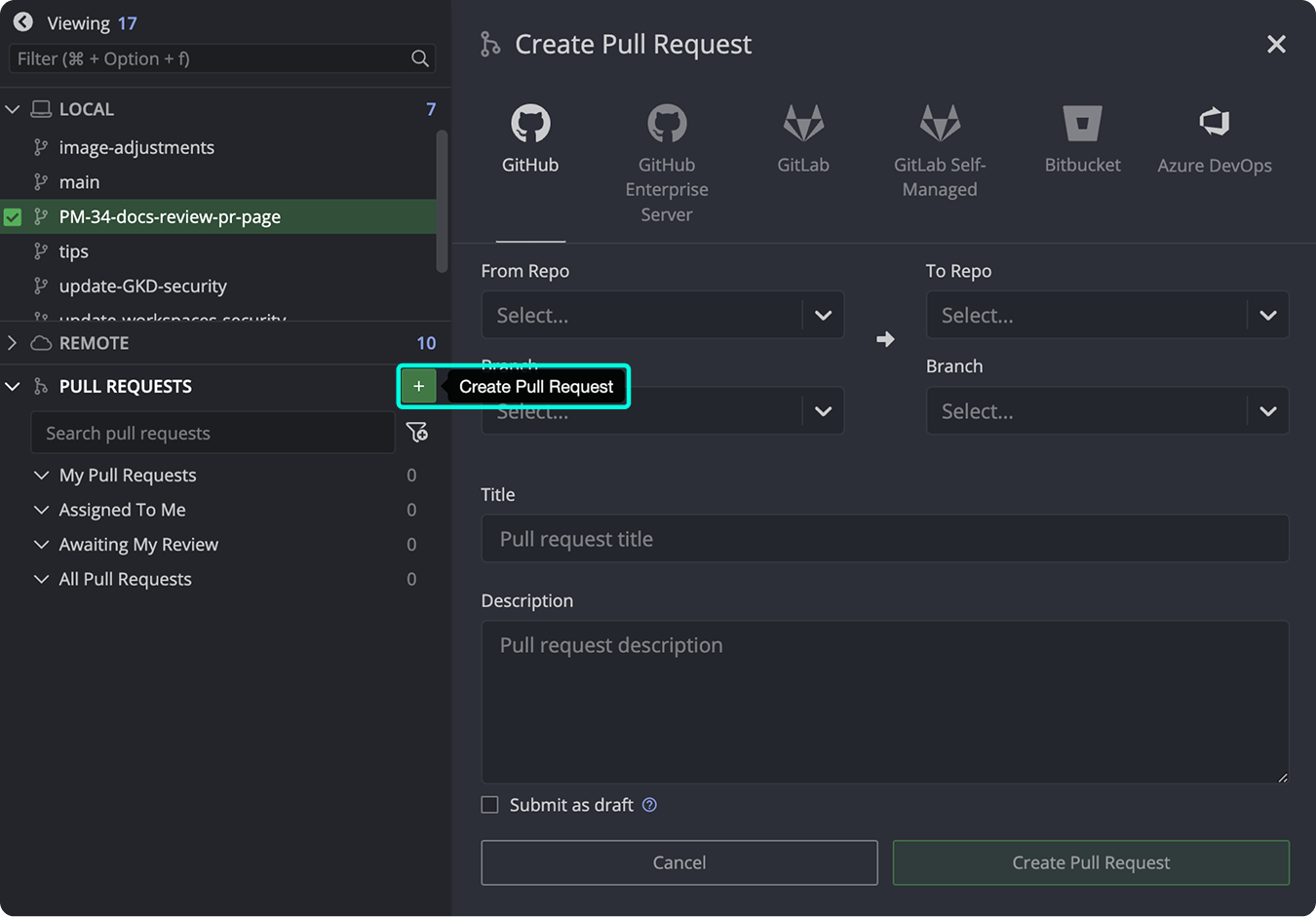 Pull Requests with GitKraken Desktop | Git Pull Request