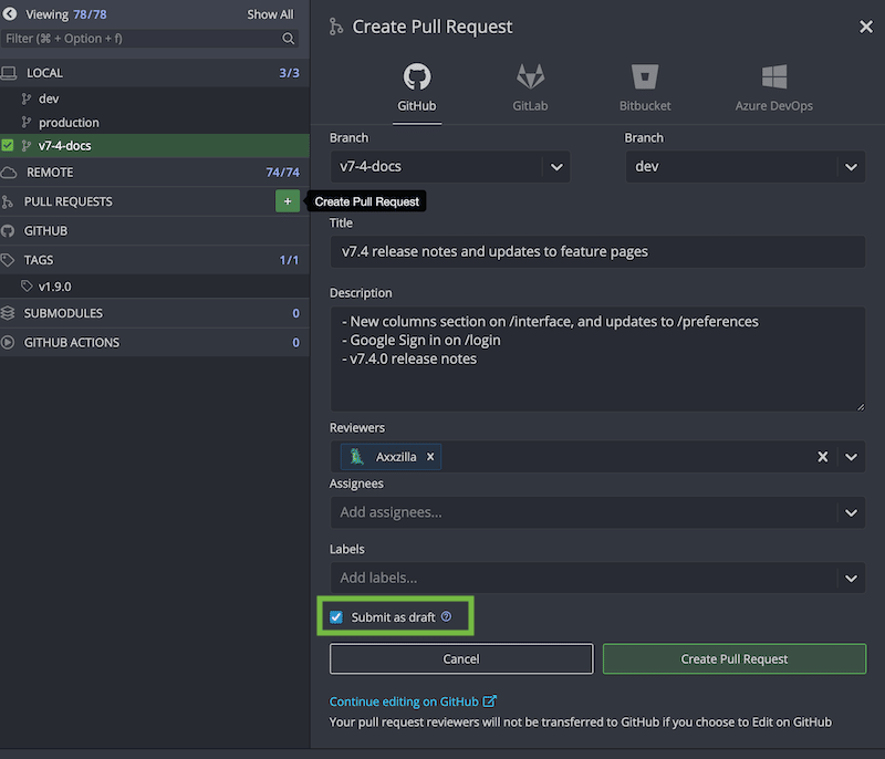 Pull Requests with GitKraken Desktop | Git Pull Request