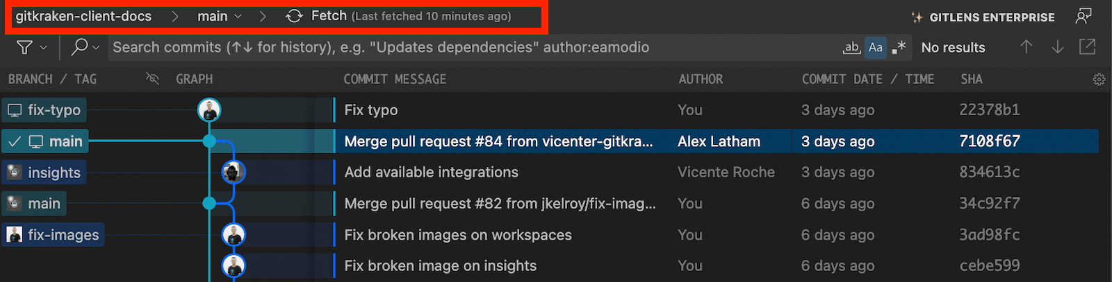 Core Features | GitLens