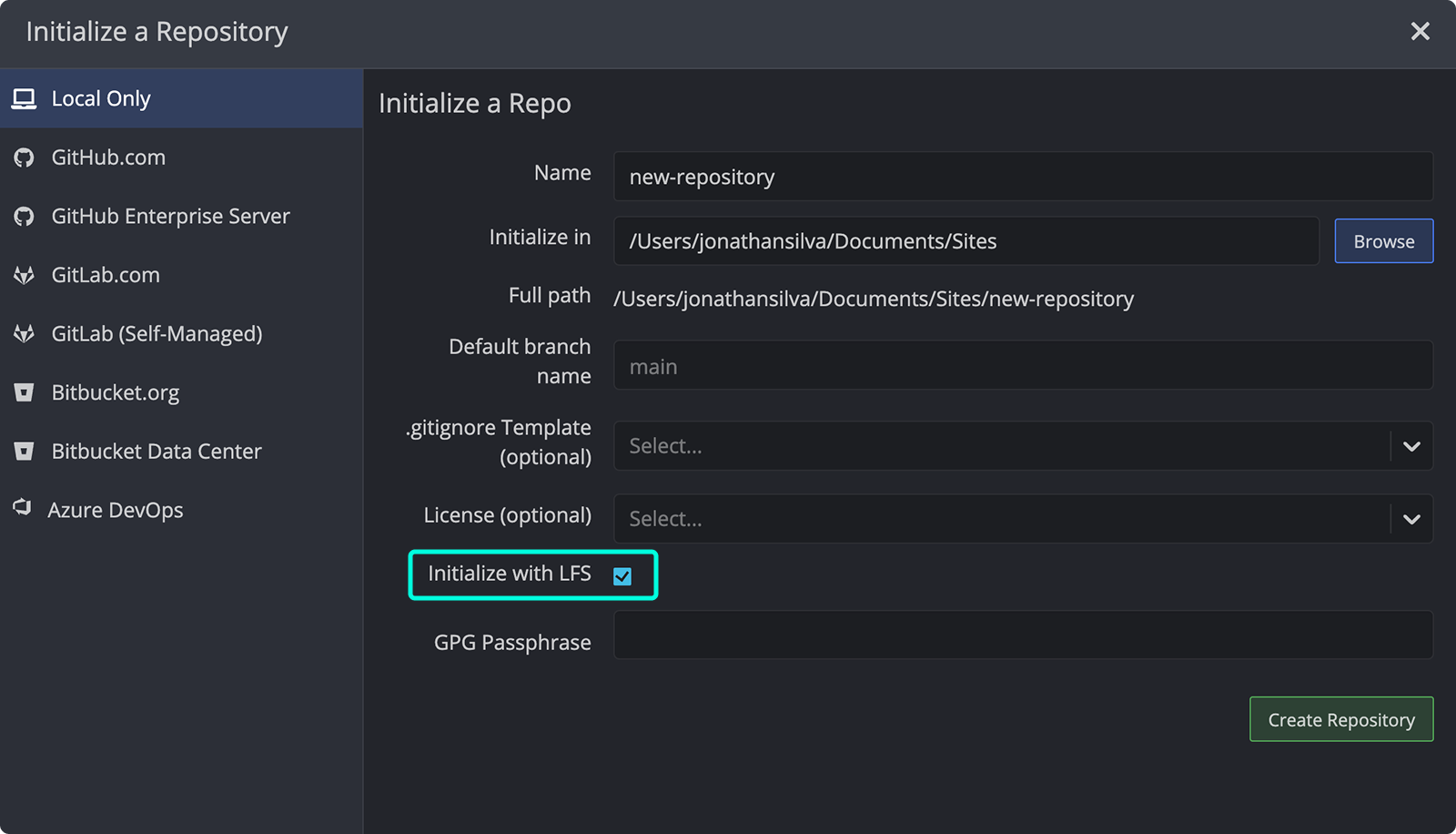 Git Lfs In Gitkraken Desktop Store Binary Files 5625