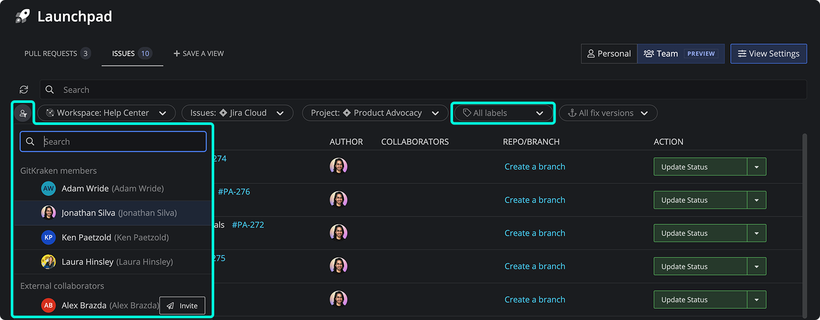 GitKraken Launchpad Overview