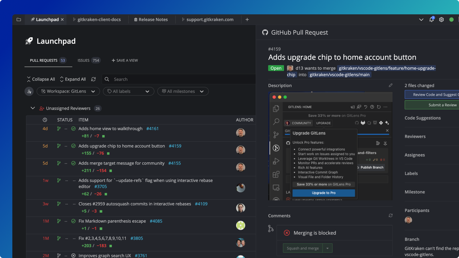 GitKraken Launchpad Overview