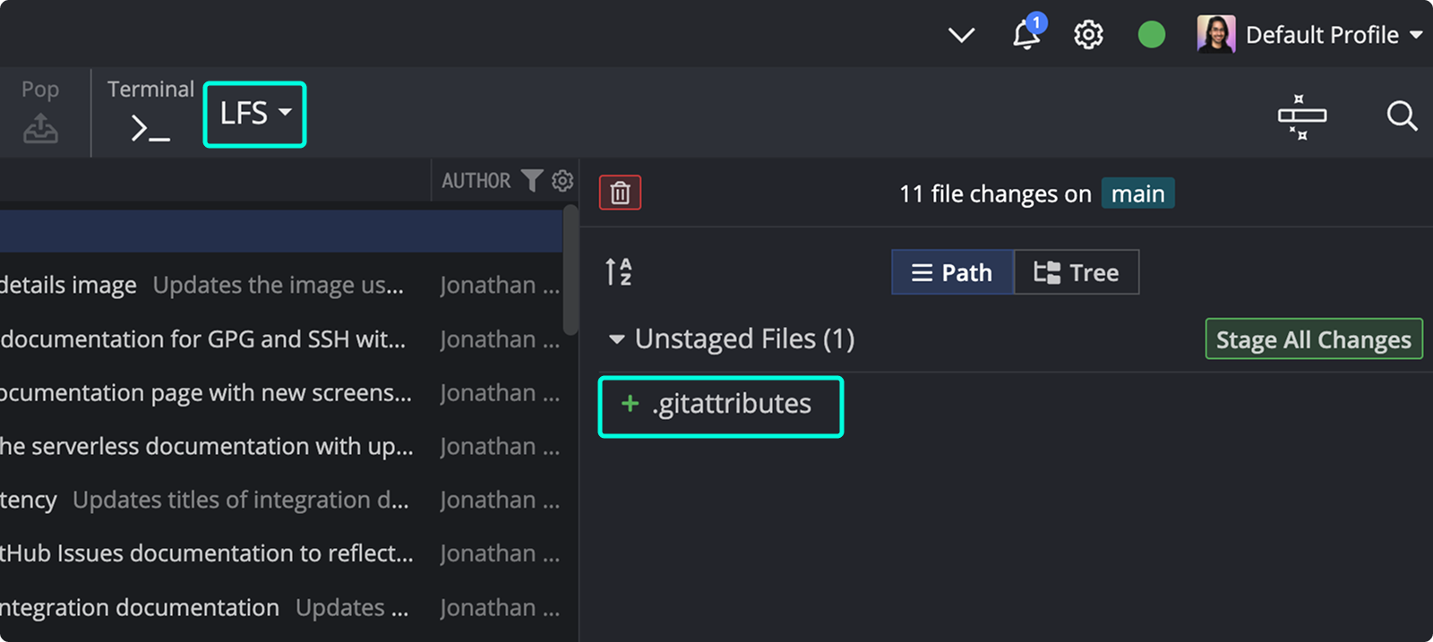 Git Lfs In Gitkraken Desktop Store Binary Files 9218