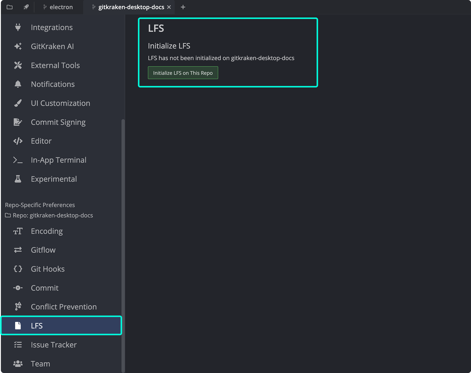 Git LFS in GitKraken Desktop | Store Binary Files