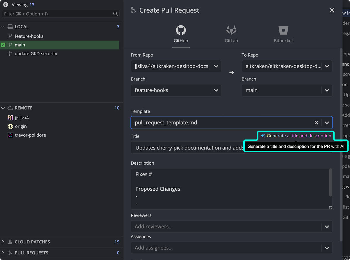 GitKraken AI Features Overview